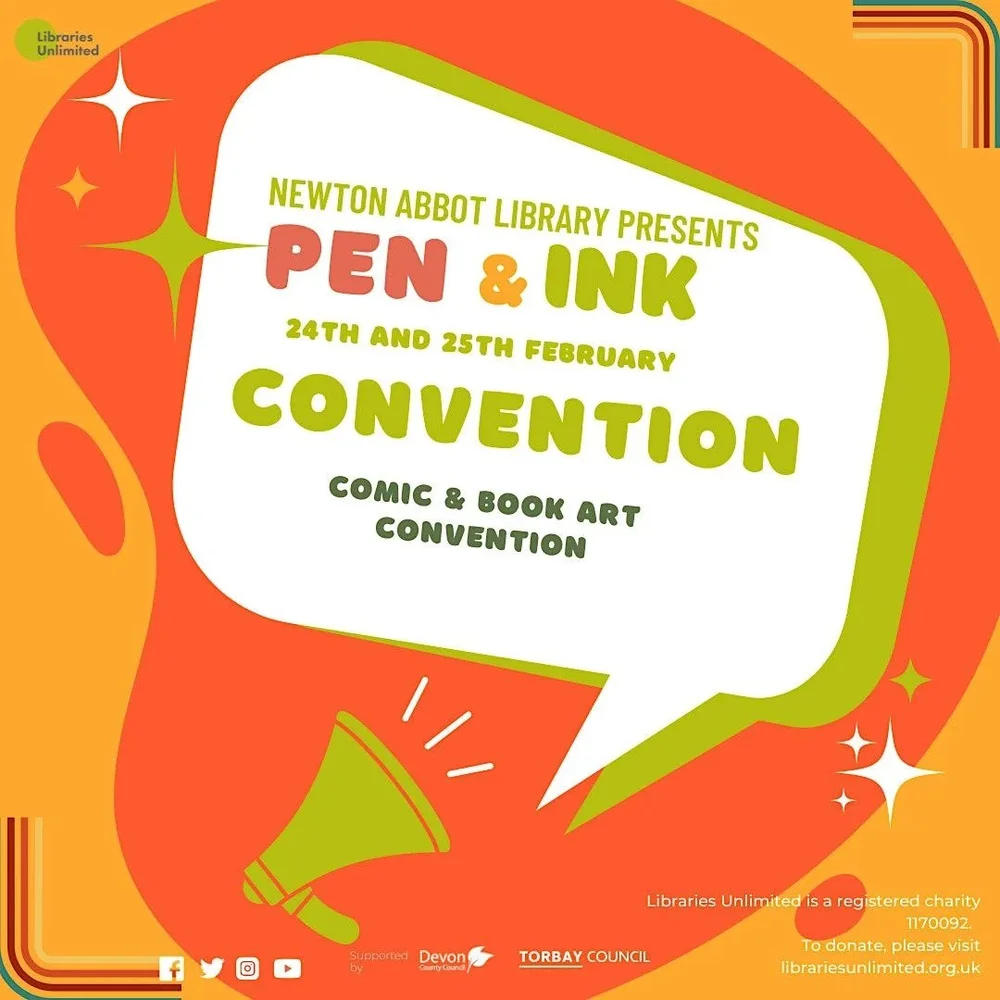 Pen & Ink Comic and Book Art Convention — Exeter City of Literature