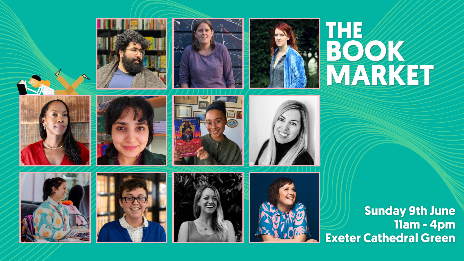 Bestselling Authors in attendance at Exeter's Book Market — Exeter City ...