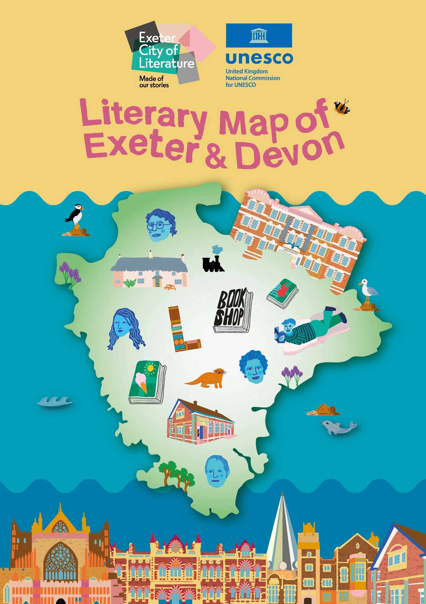 Literary Map of Exeter and Devon — Exeter City of Literature