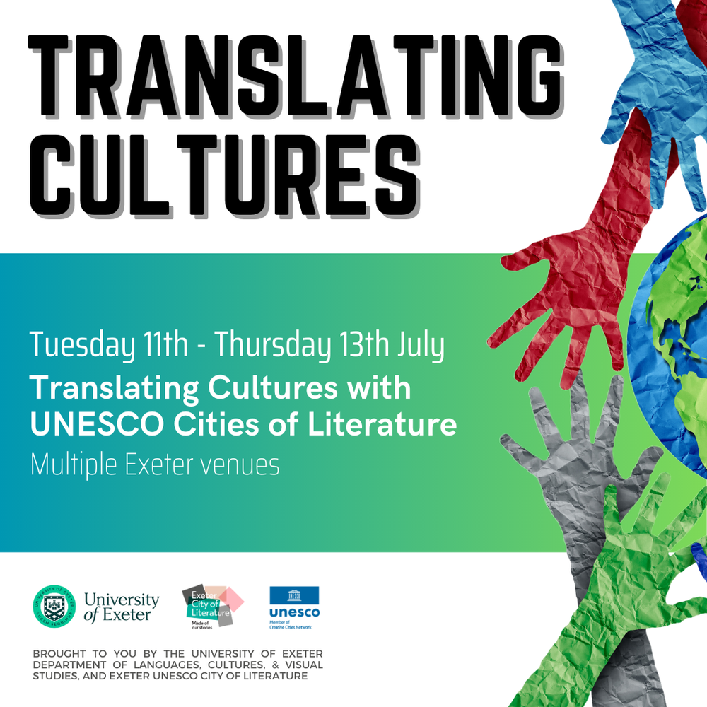 Translating Cultures, University of Exeter — Exeter City of Literature