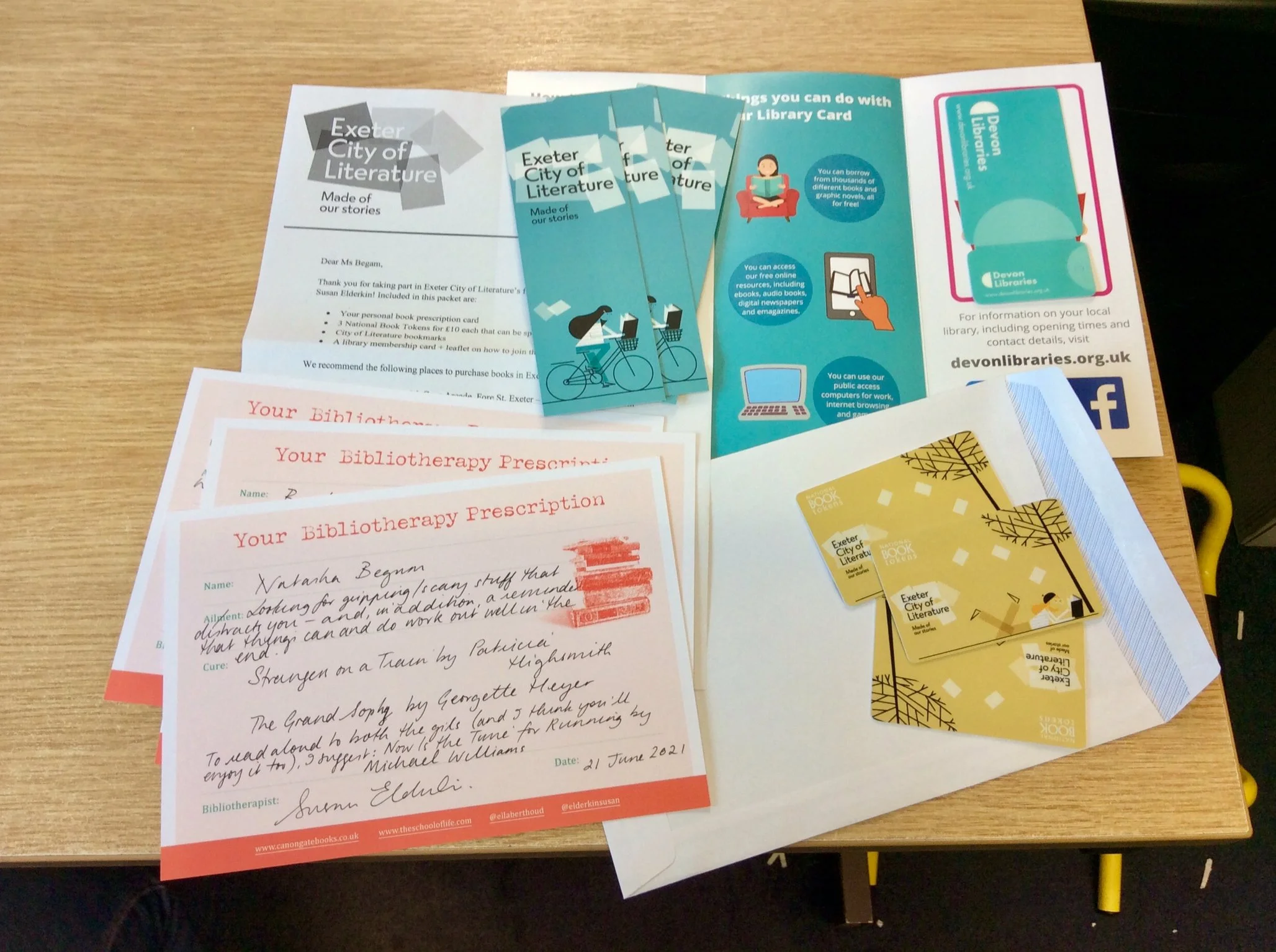 Bibliotherapy in the Community Exeter — Exeter City of Literature