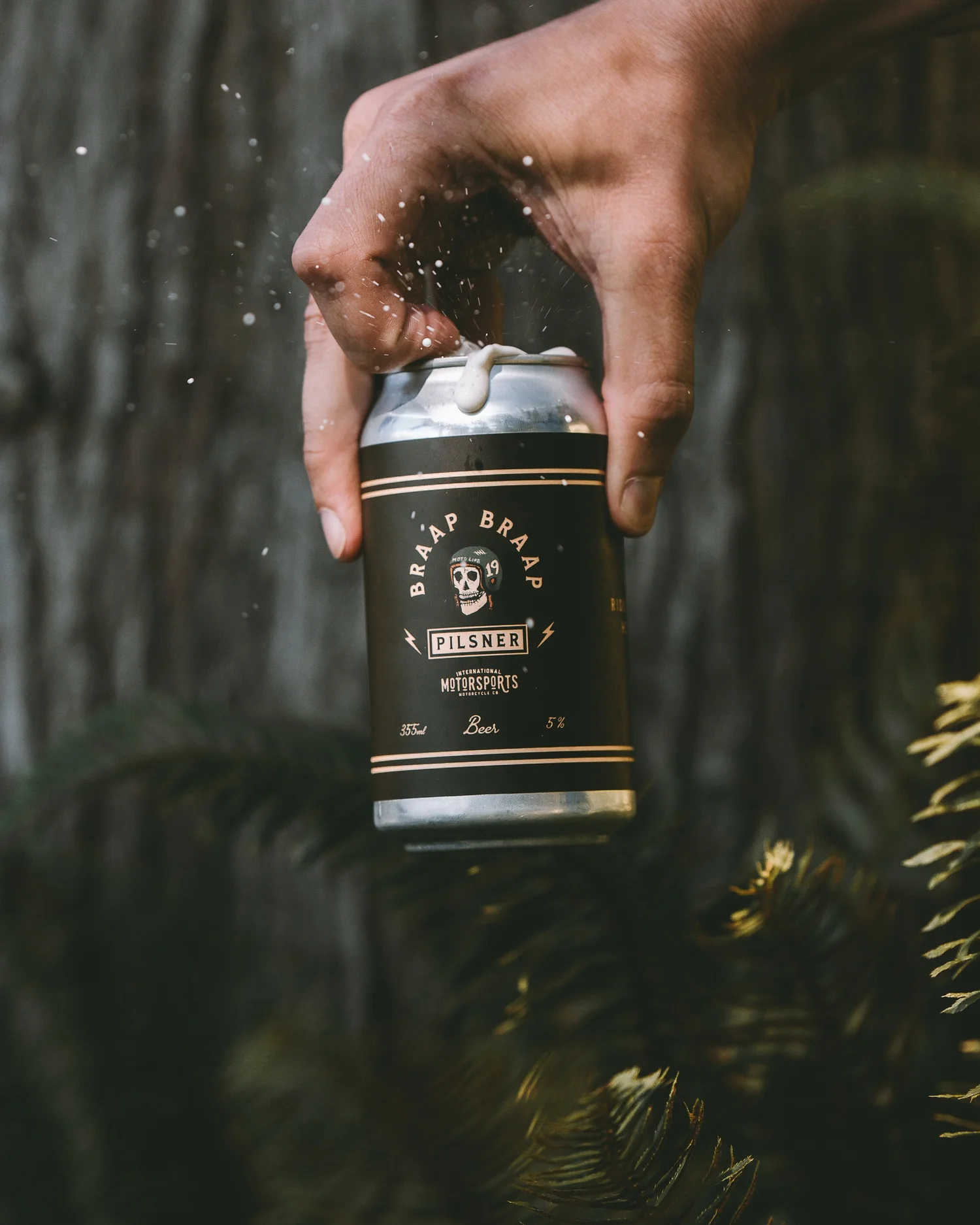 Custom beer can design — Moments of Wild