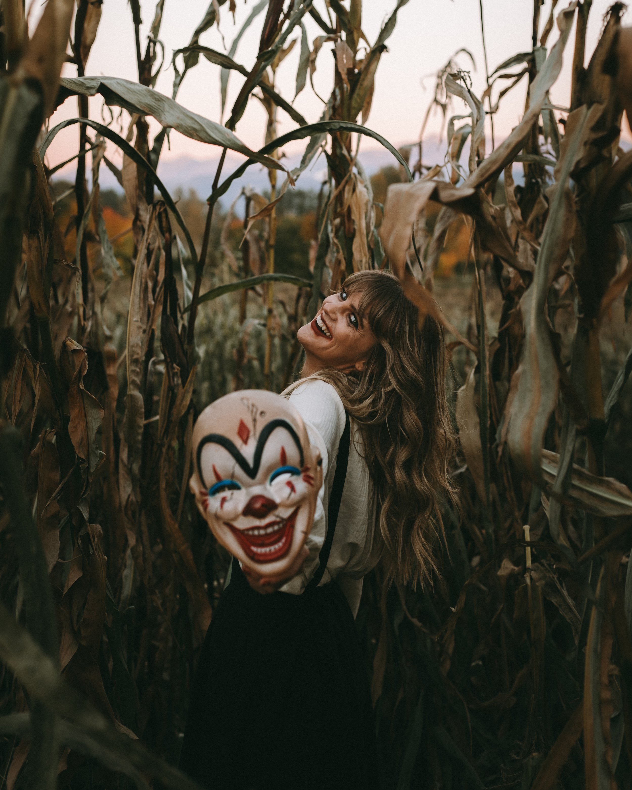 the joker and the corn lady — Moments of Wild
