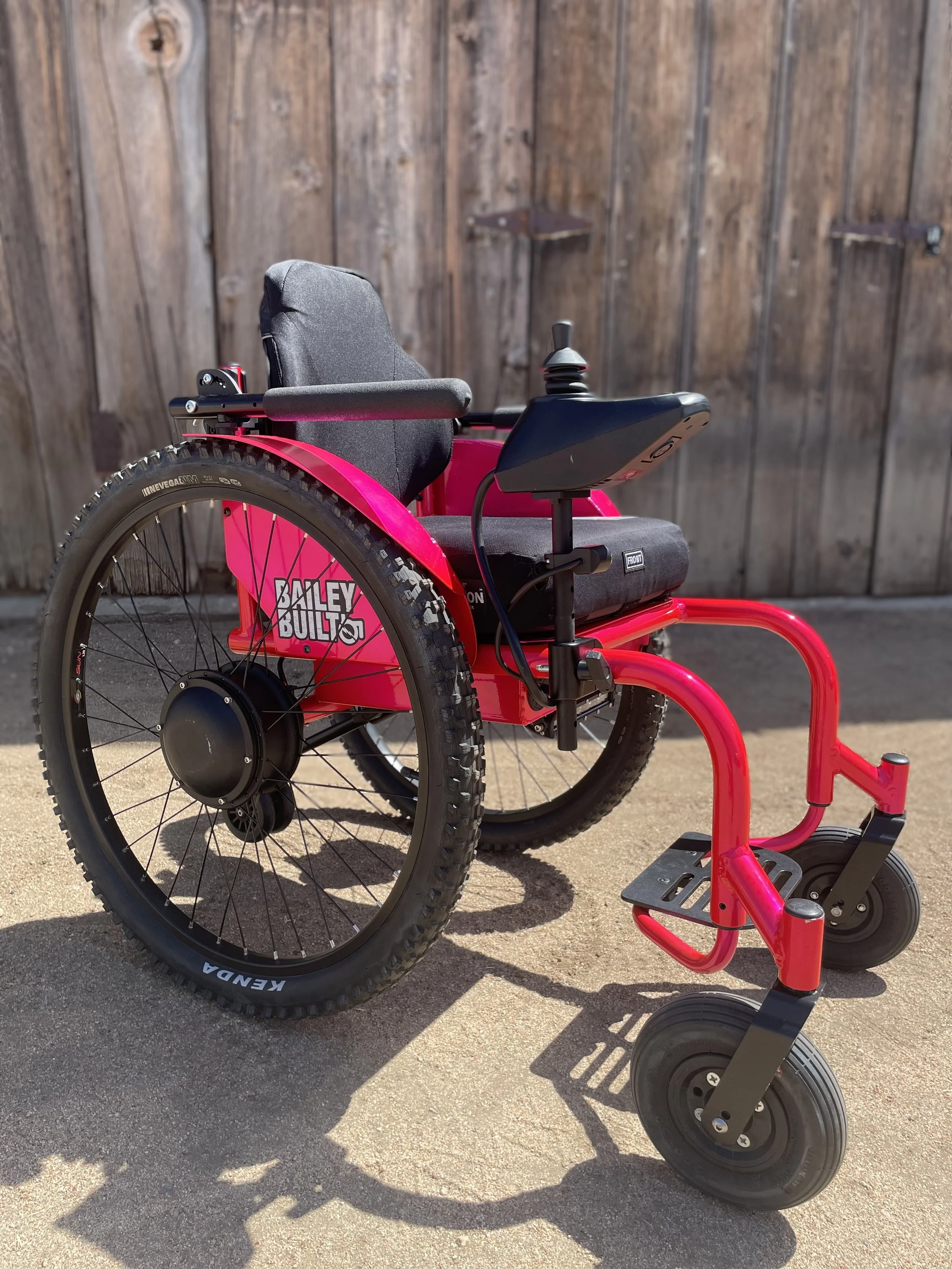 Bailey Built Wheelchair, Lite Affordable Power Chair