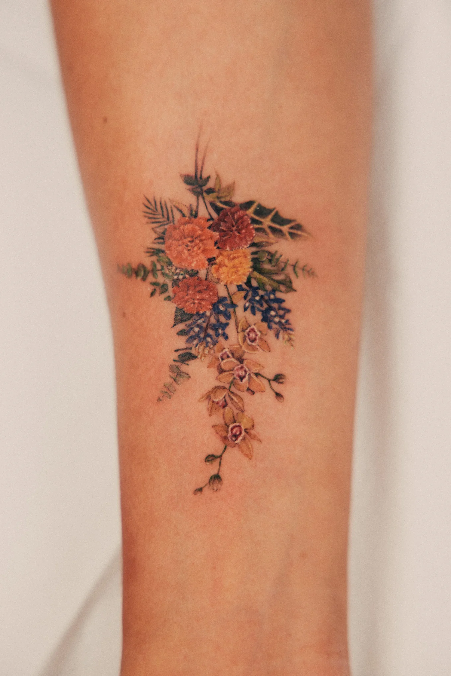 Floral Tattoos in Williamsburg Brooklyn | Atelier Eva