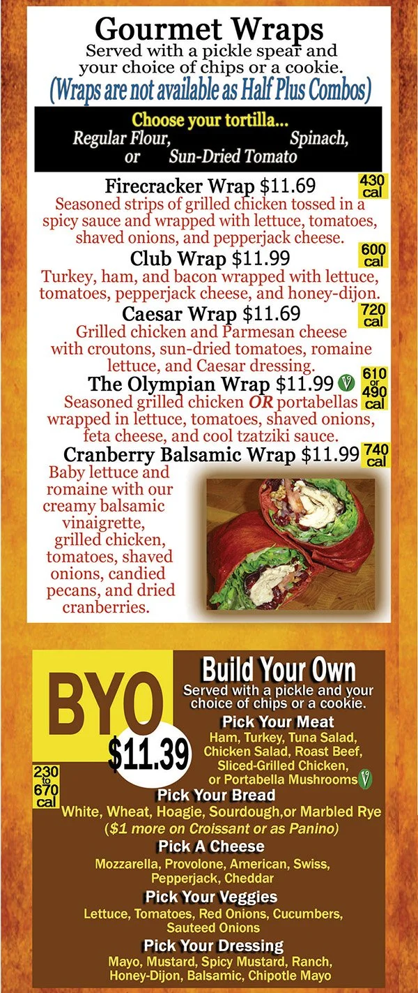 Menu — Hearthstone BakeryCafe