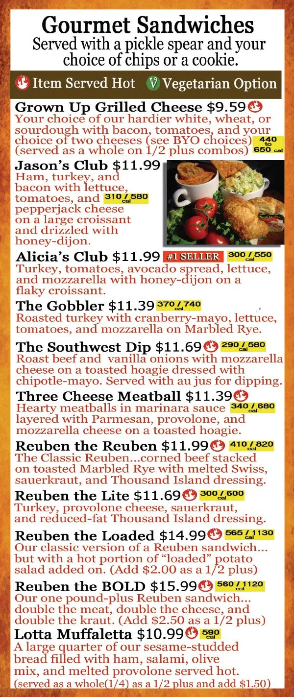 Menu — Hearthstone BakeryCafe