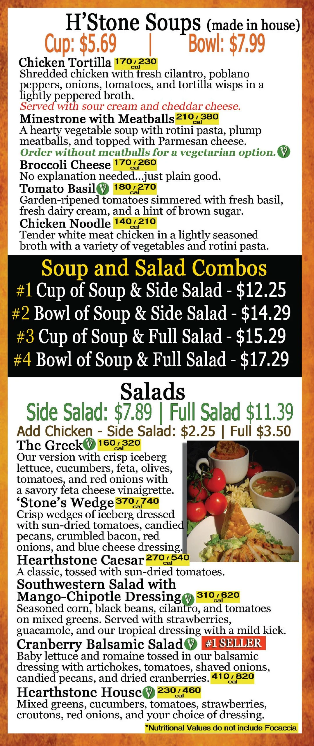 Menu — Hearthstone BakeryCafe