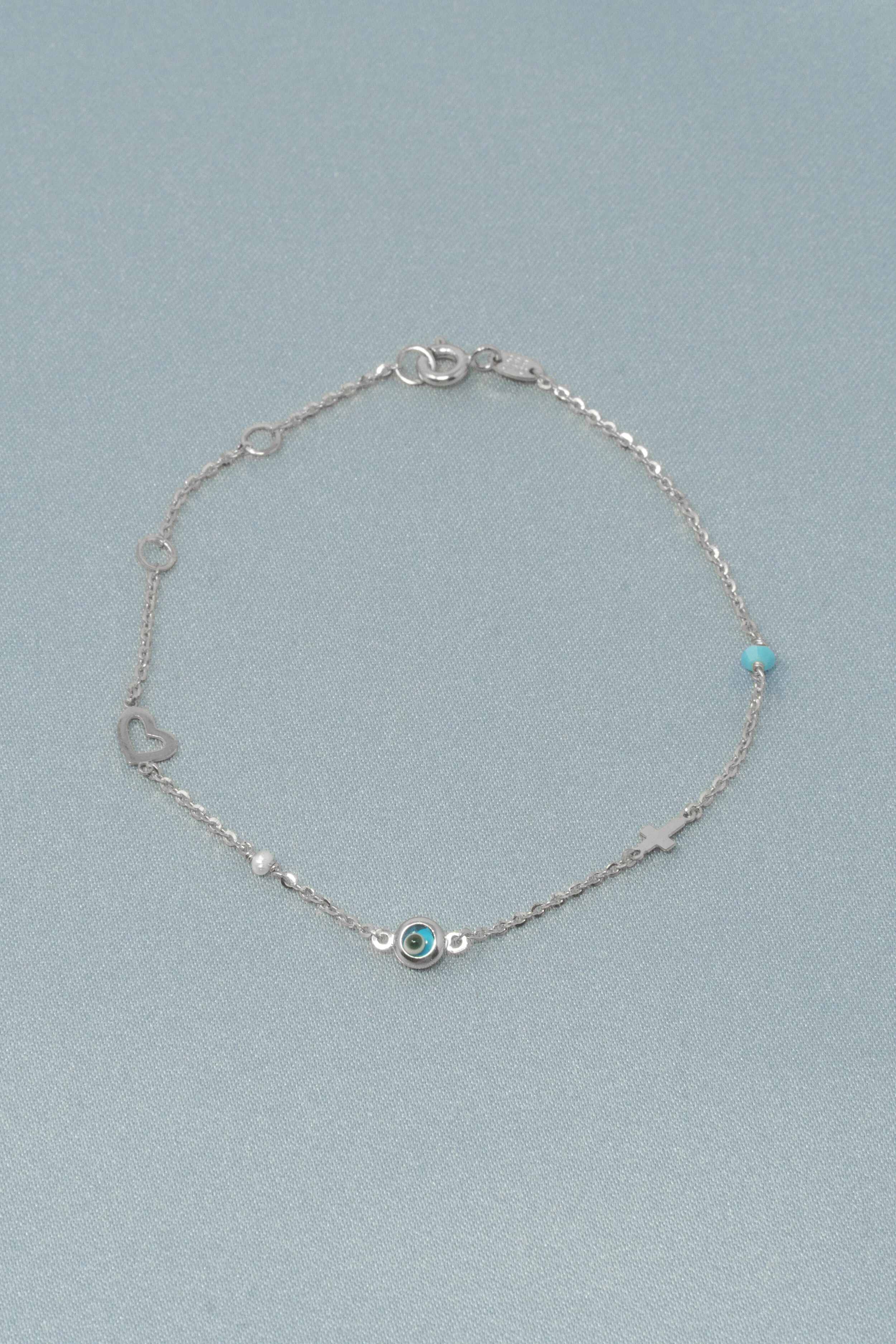 Thalia Evil Eye Bracelet - Two Colors — Hellenic Aesthetic