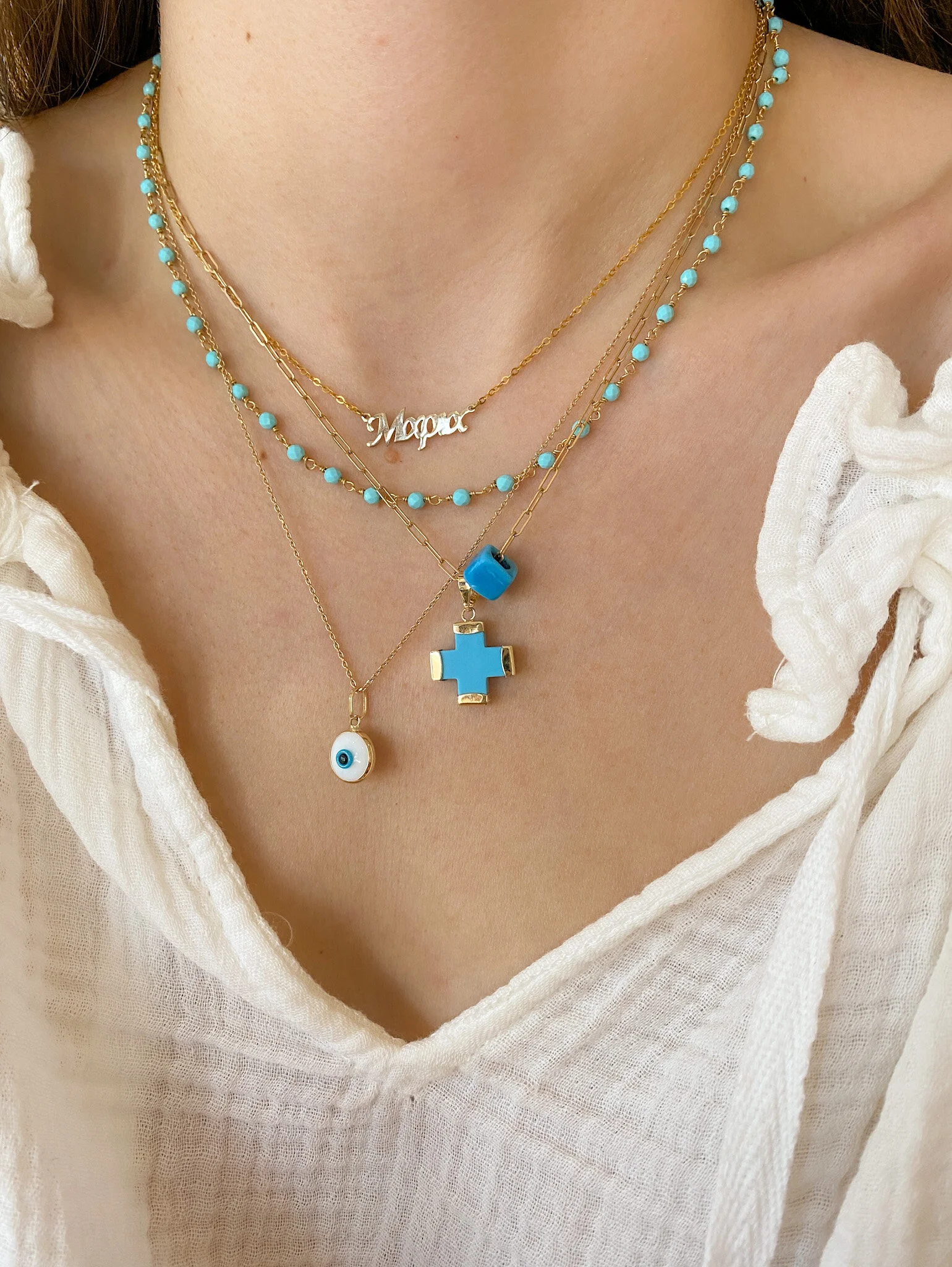 Cycladic Head Charm — Hellenic Aesthetic