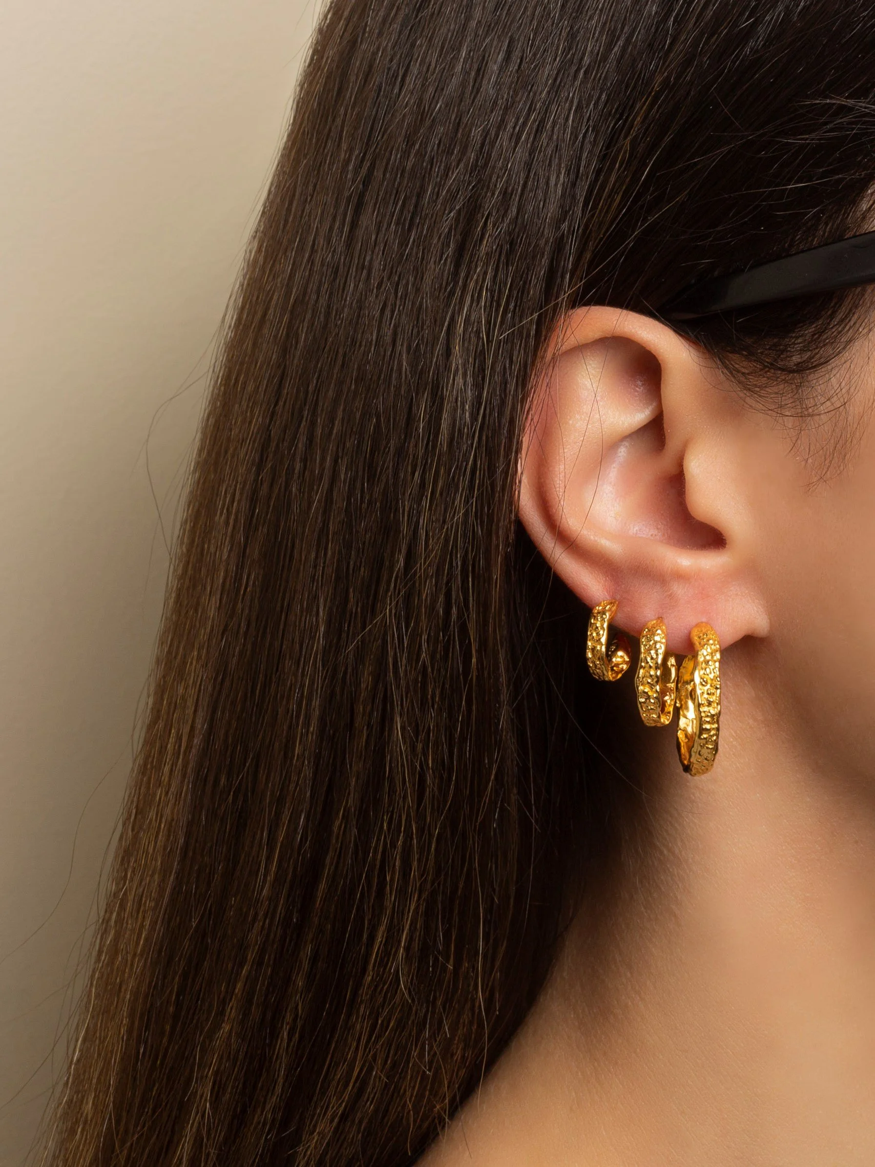 Divine Hoops - Medium — Hellenic Aesthetic