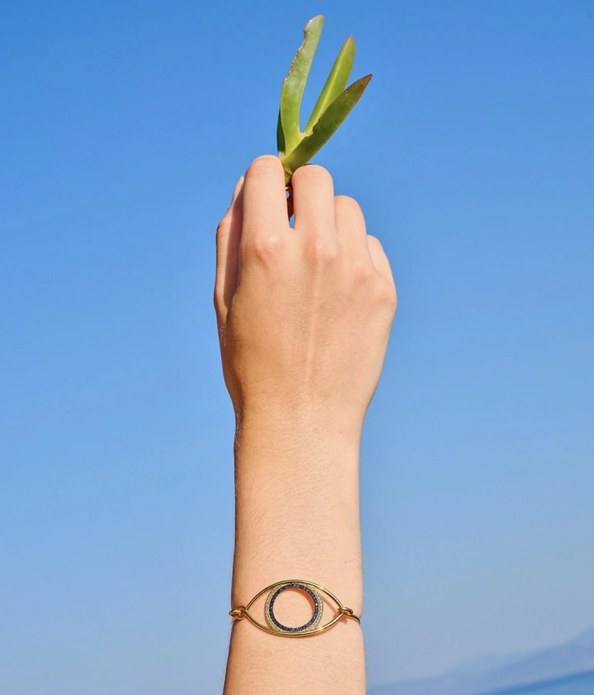 Thalia Evil Eye Bracelet - Two Colors — Hellenic Aesthetic