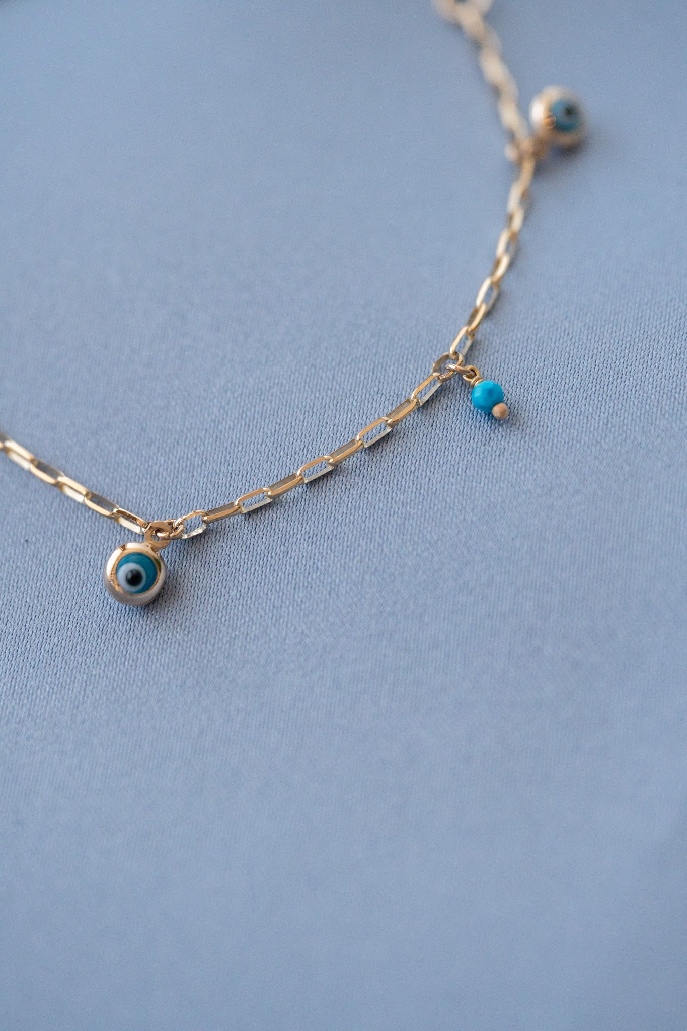 Thalia Evil Eye Bracelet - Two Colors — Hellenic Aesthetic