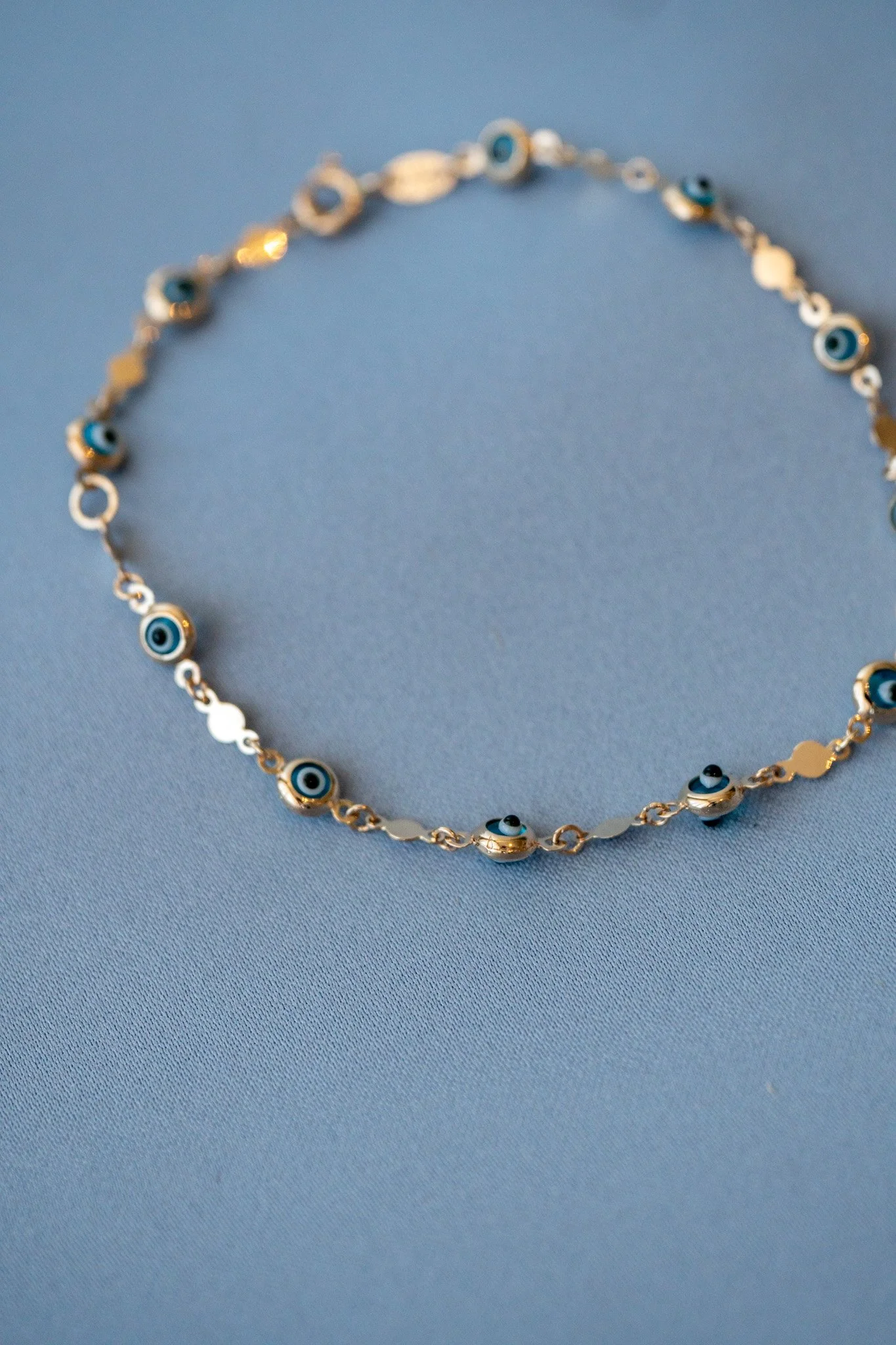 Evil Eye Anklet — Hellenic Aesthetic