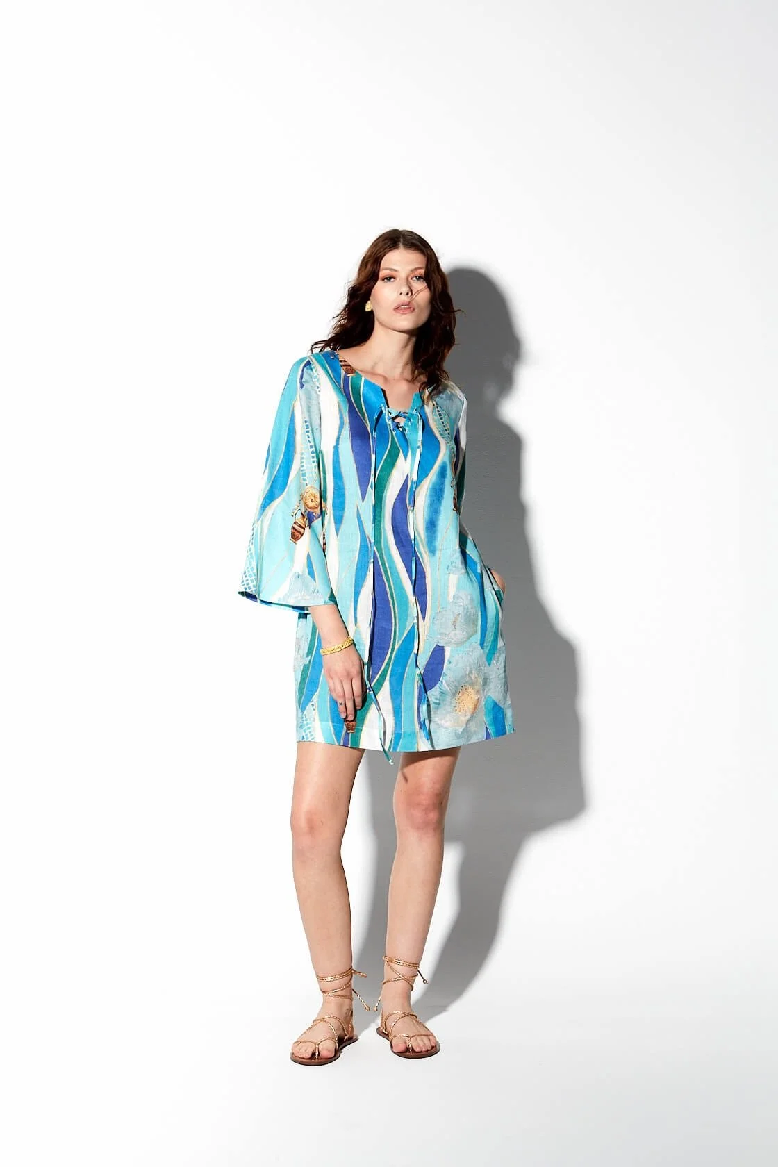 Shop Greek Designer Clothing - Milkwhite, Greek Archaic Kori, Pearl and ...