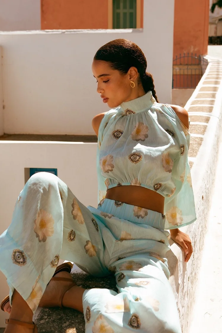 Shop Greek Designer Clothing - Milkwhite, Greek Archaic Kori, Pearl and ...