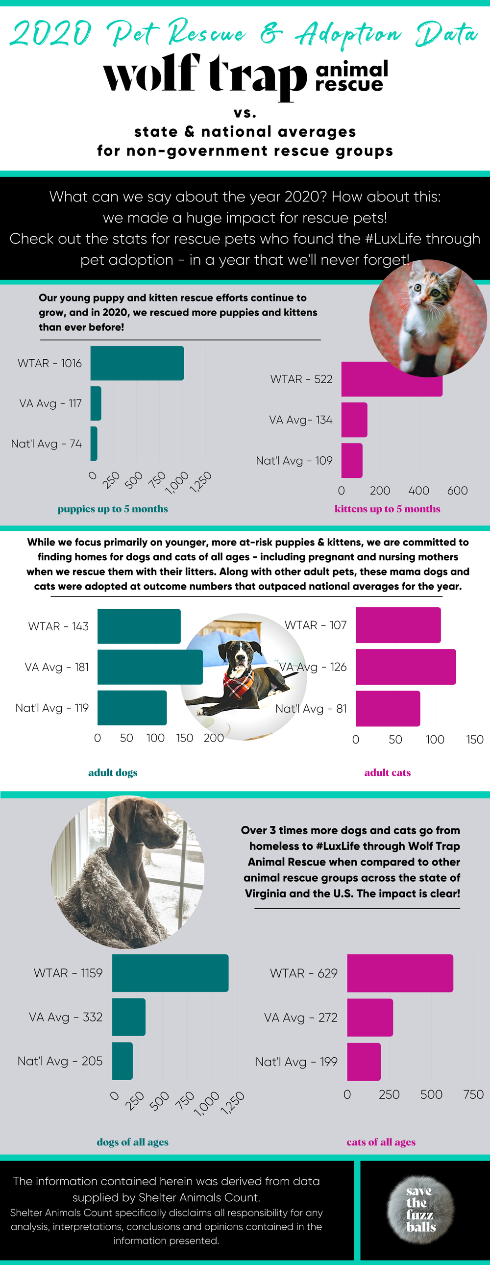 Wolf Trap Animal Rescue - Impact