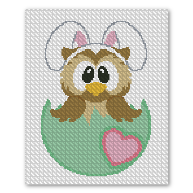 Bunny Owl Graphghan — Lissa Conley Designs