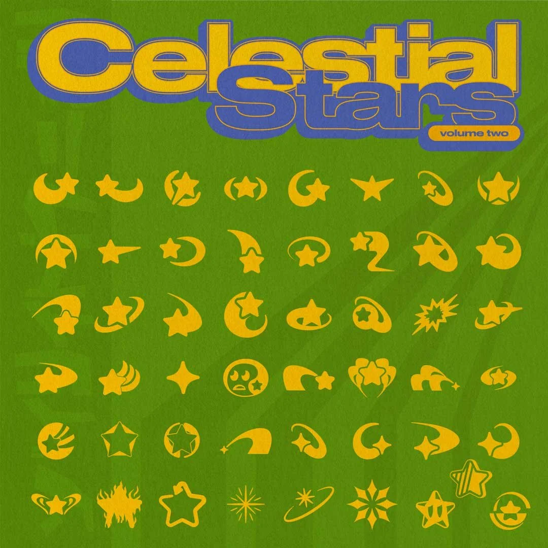 40+ CELESTIAL STARS AND ICONS ASSETS PACK VOL. 01 — The Visual Pharmacy