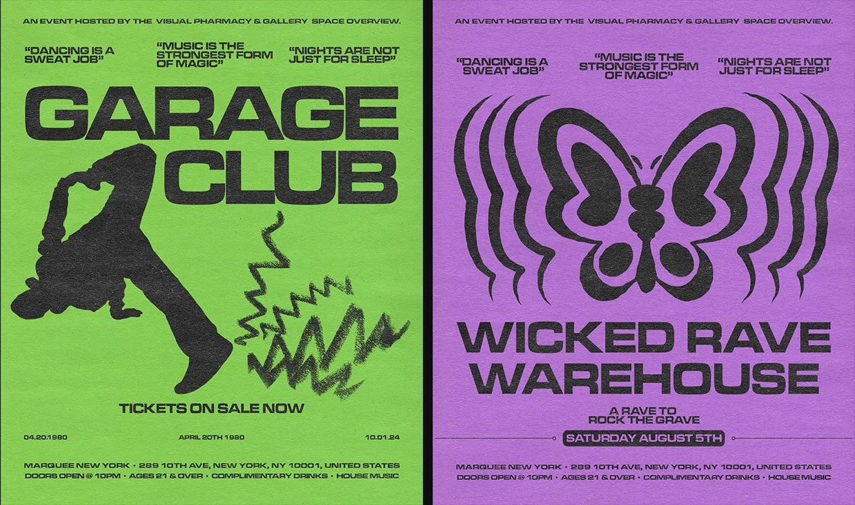 Rave Flyer Textures — The Visual Pharmacy