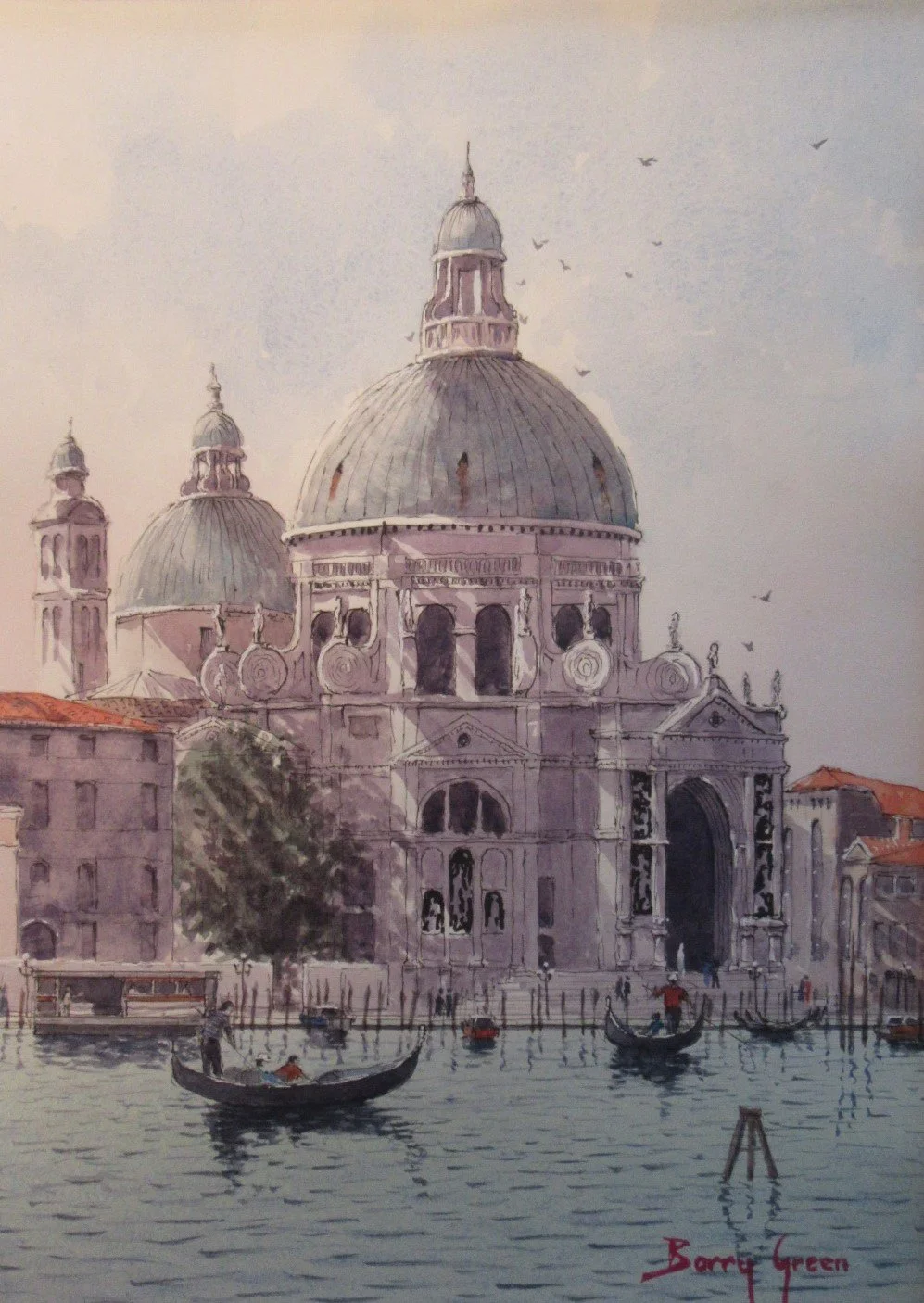 Santa Maria dela Salute – Barry Green Watercolour — Buy Original ...