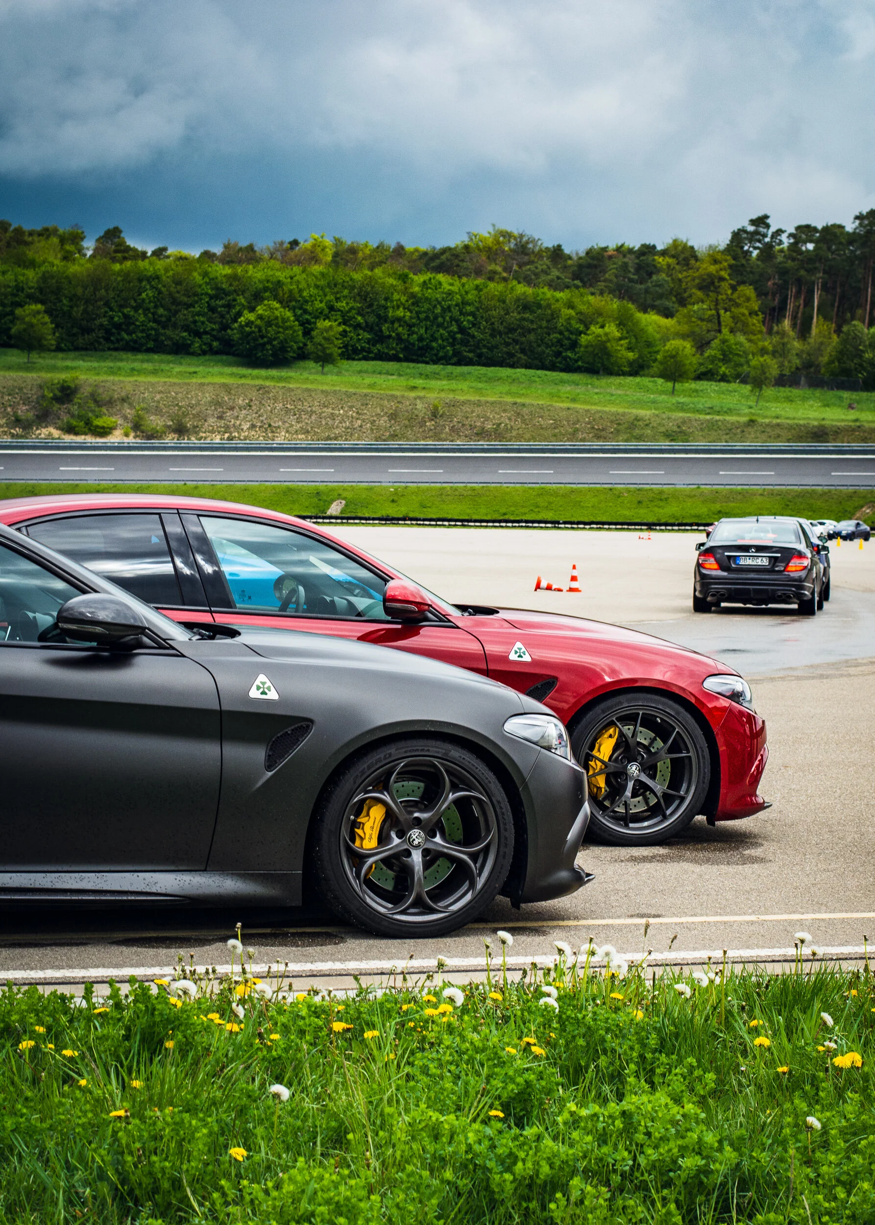 GIULIA QUADRIFOGLIO OWNERS MEET AT THE BOXBERG RACETRACK — Alfattitude