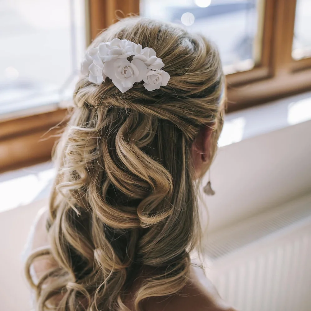 Floral wedding hair accessories - Cherry Blossom headpiece | Ophelia ...