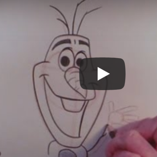 How To Draw Disney Olaf