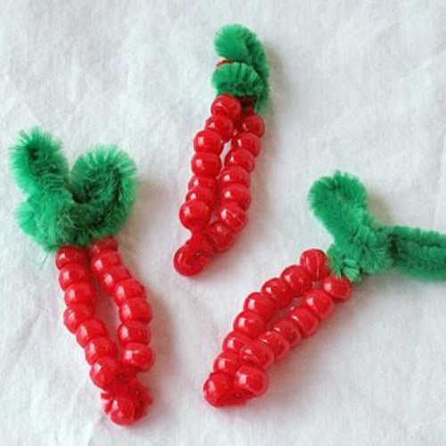 Pony Bead Chili Peppers — Munchkin Fun At Home