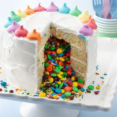 Easy Surprise Cake — Munchkin Fun At Home