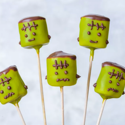 Frankenstein Marshmallow Pops — Munchkin Fun At Home