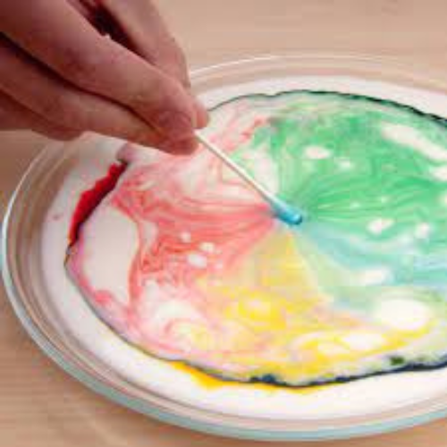 Color Changing Milk Experiment — Munchkin Fun At Home