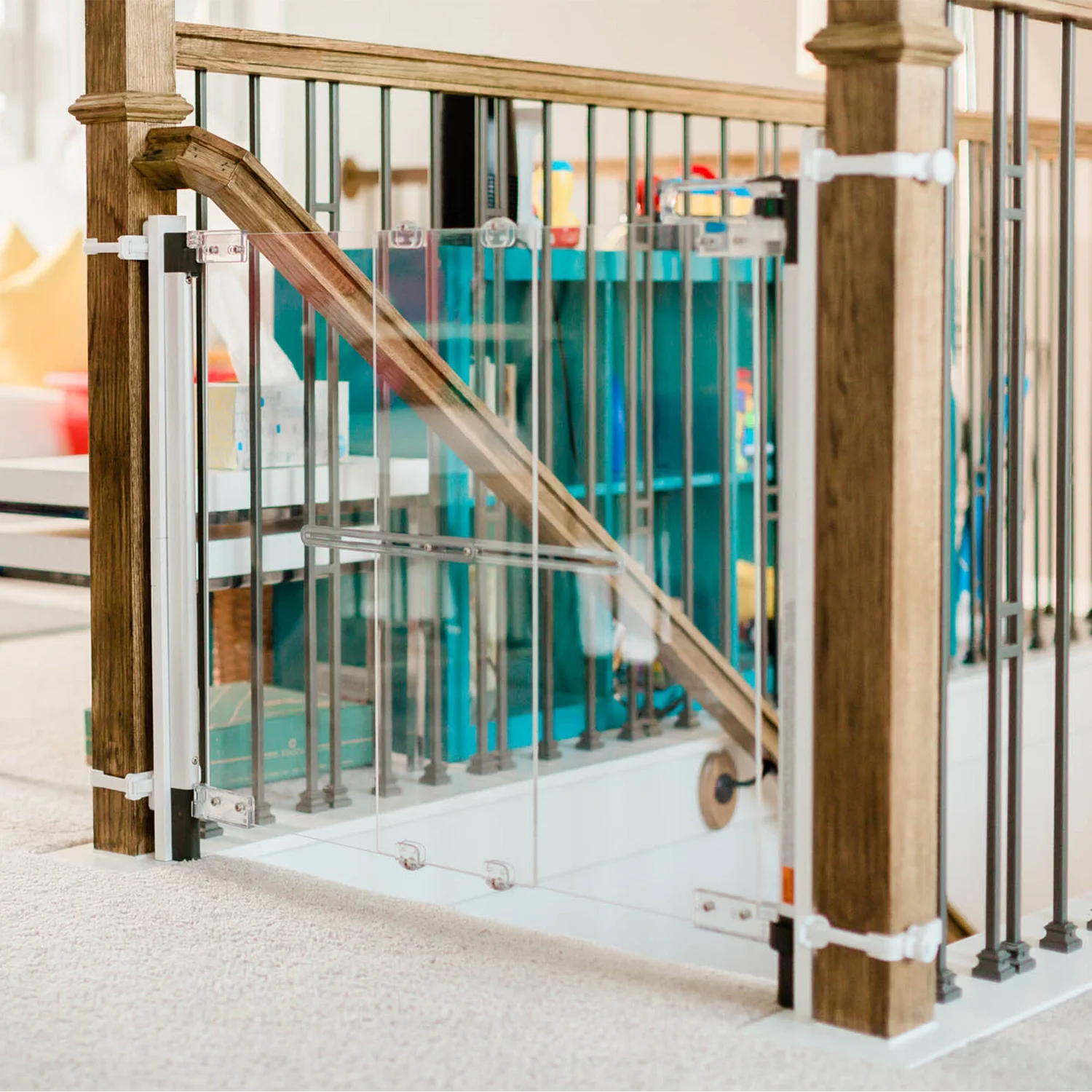 Crystal® Designer Baby Gate, Hardware Mount — Qdos Baby Gates Child ...