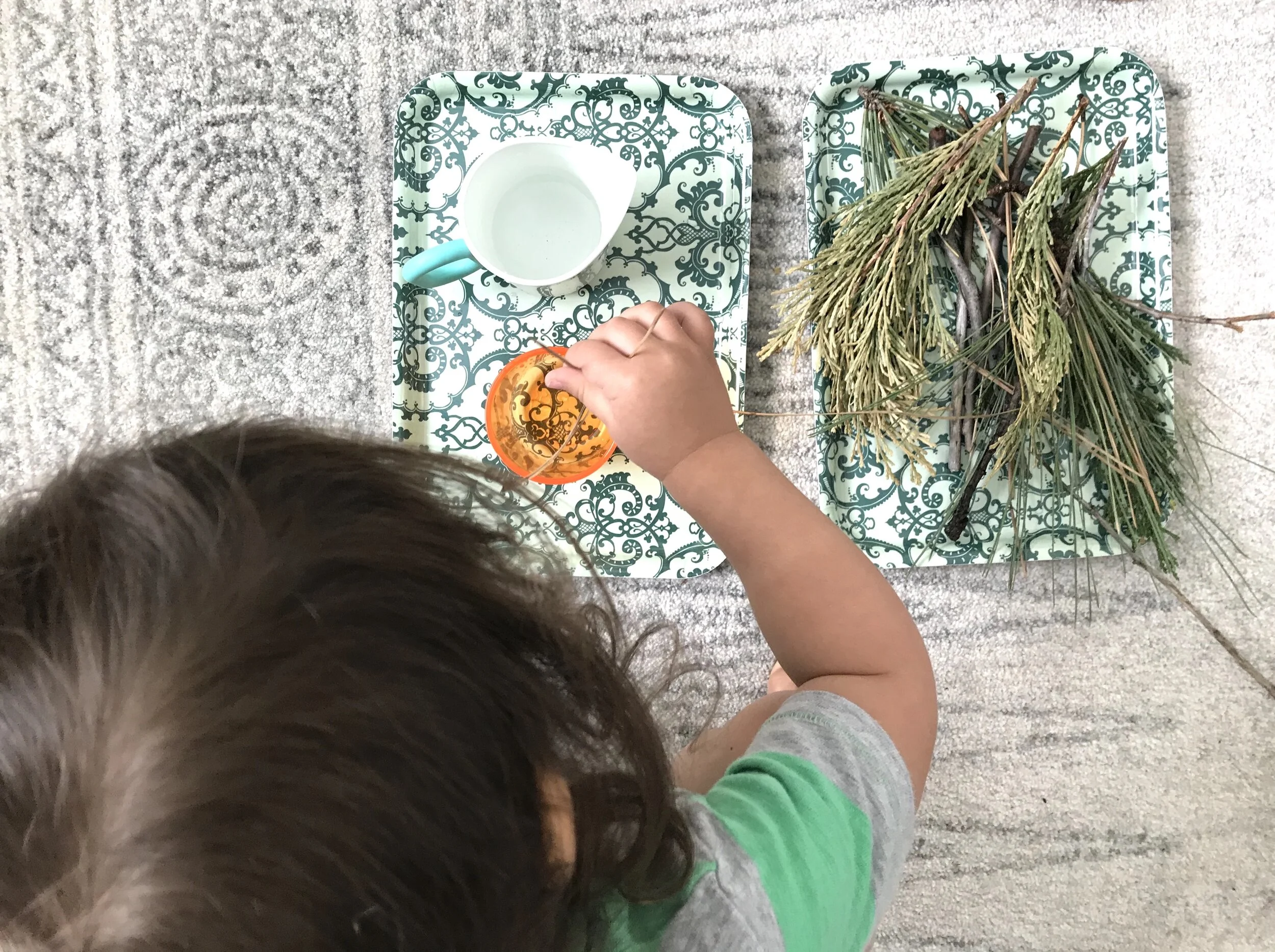 Toddler Activity: Nature Arranging — The Everyday Details