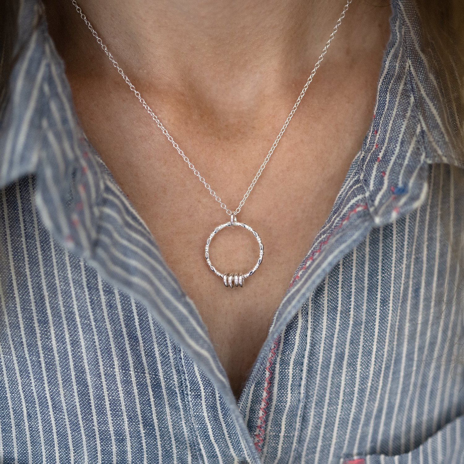 40th Gold and Silver Birthday Necklace — Elizabeth Designs