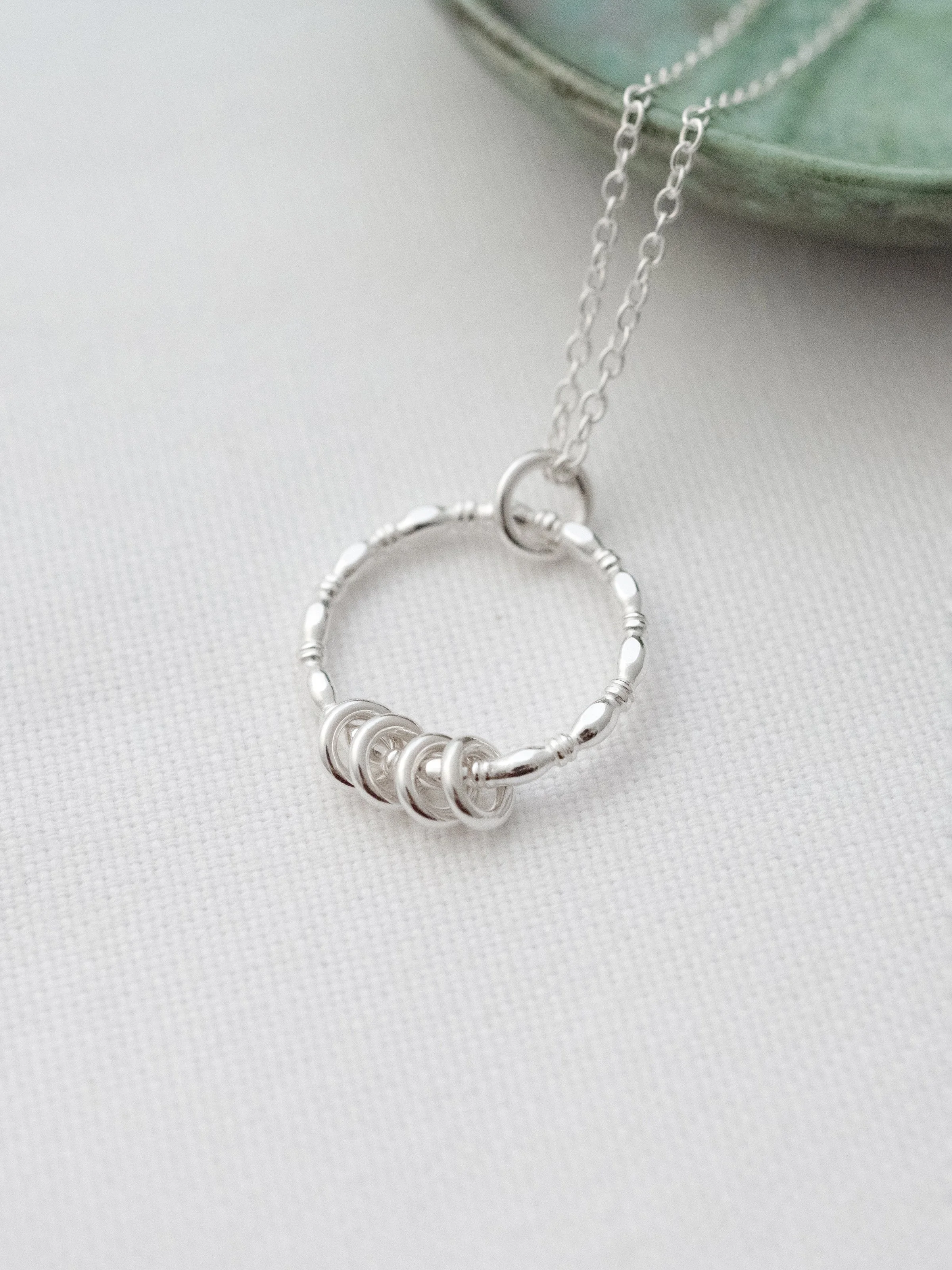 40th Gold and Silver Birthday Necklace — Elizabeth Designs