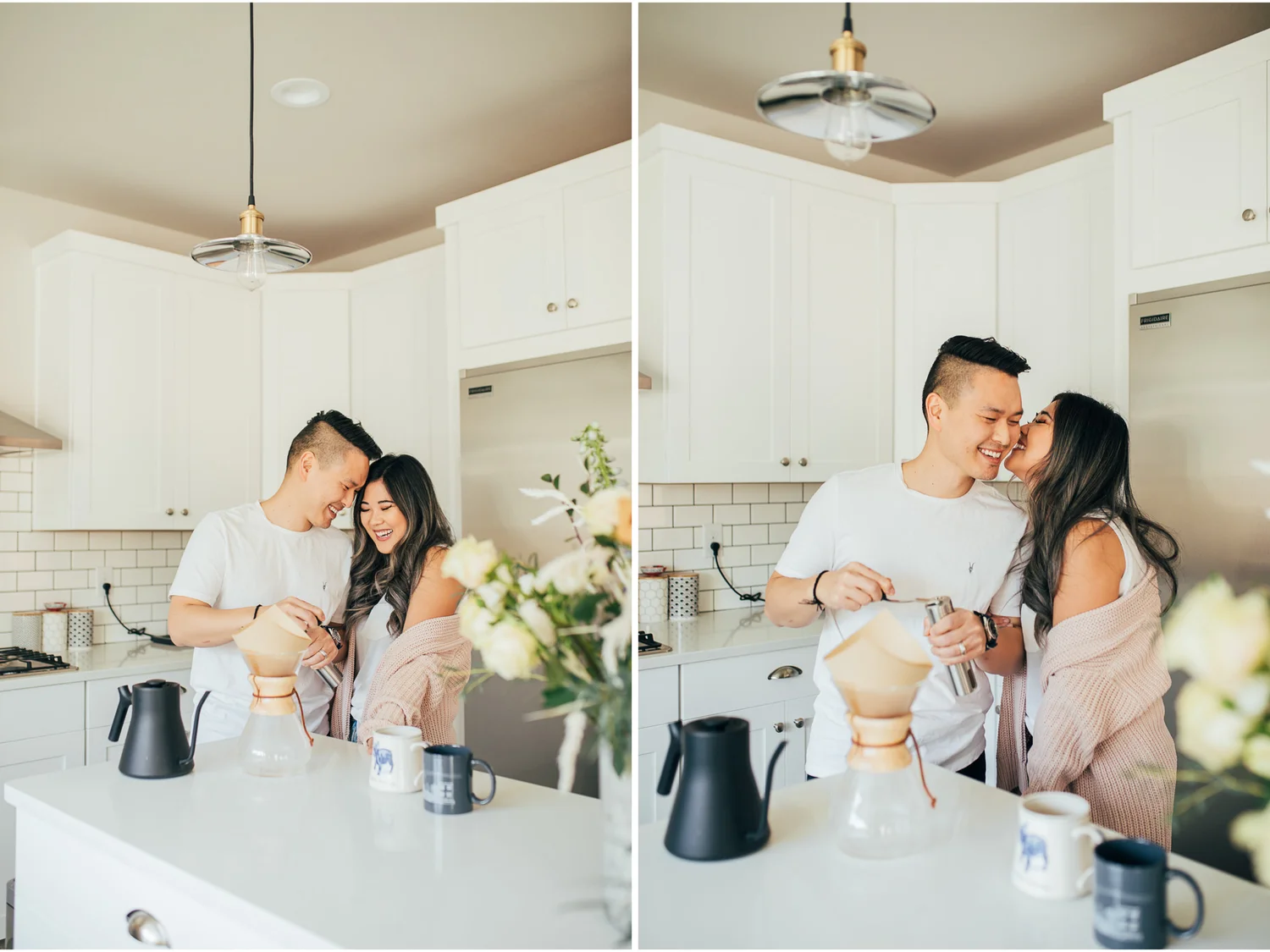 sam + sola in-home couple session — Jessica Whitaker
