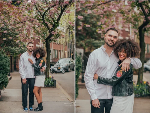 west village engagement session | christa + jordan — Jessica Whitaker