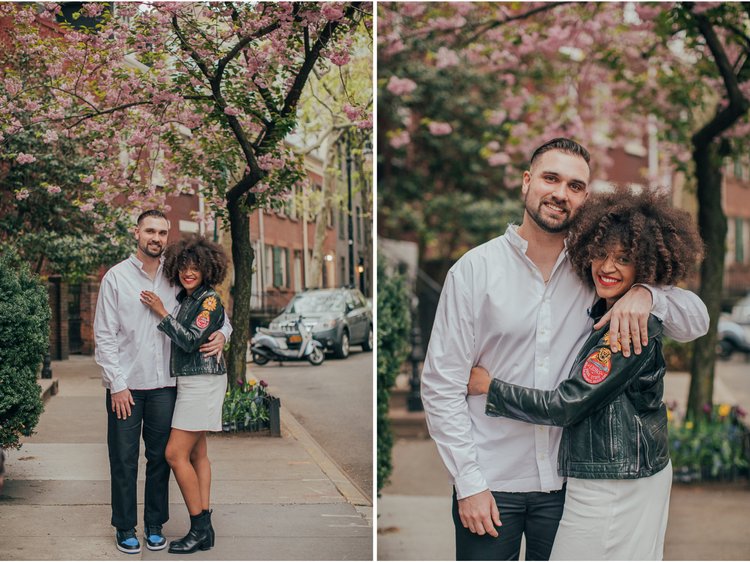 west village engagement session | christa + jordan — Jessica Whitaker