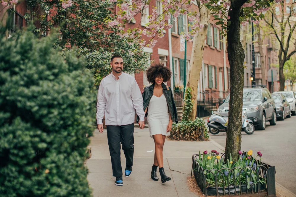 west village engagement session | christa + jordan — Jessica Whitaker