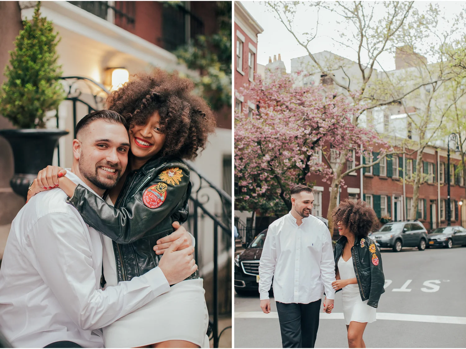 west village engagement session | christa + jordan — Jessica Whitaker