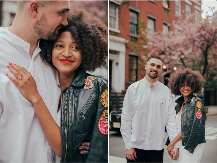 west village engagement session | christa + jordan — Jessica Whitaker
