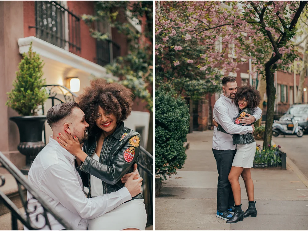 west village engagement session | christa + jordan — Jessica Whitaker