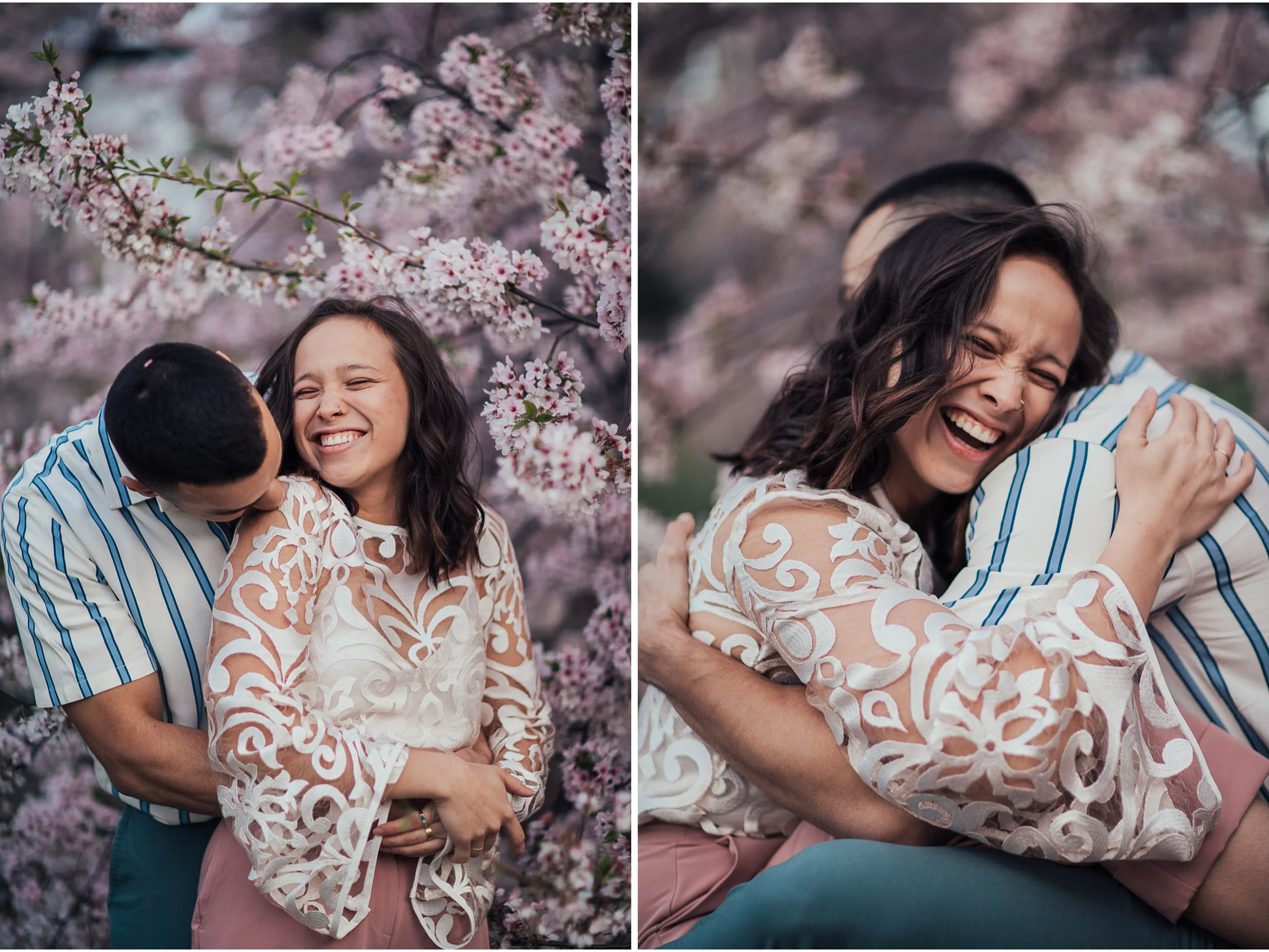 central park cherry blossoms | monica + gabe — Jessica Whitaker