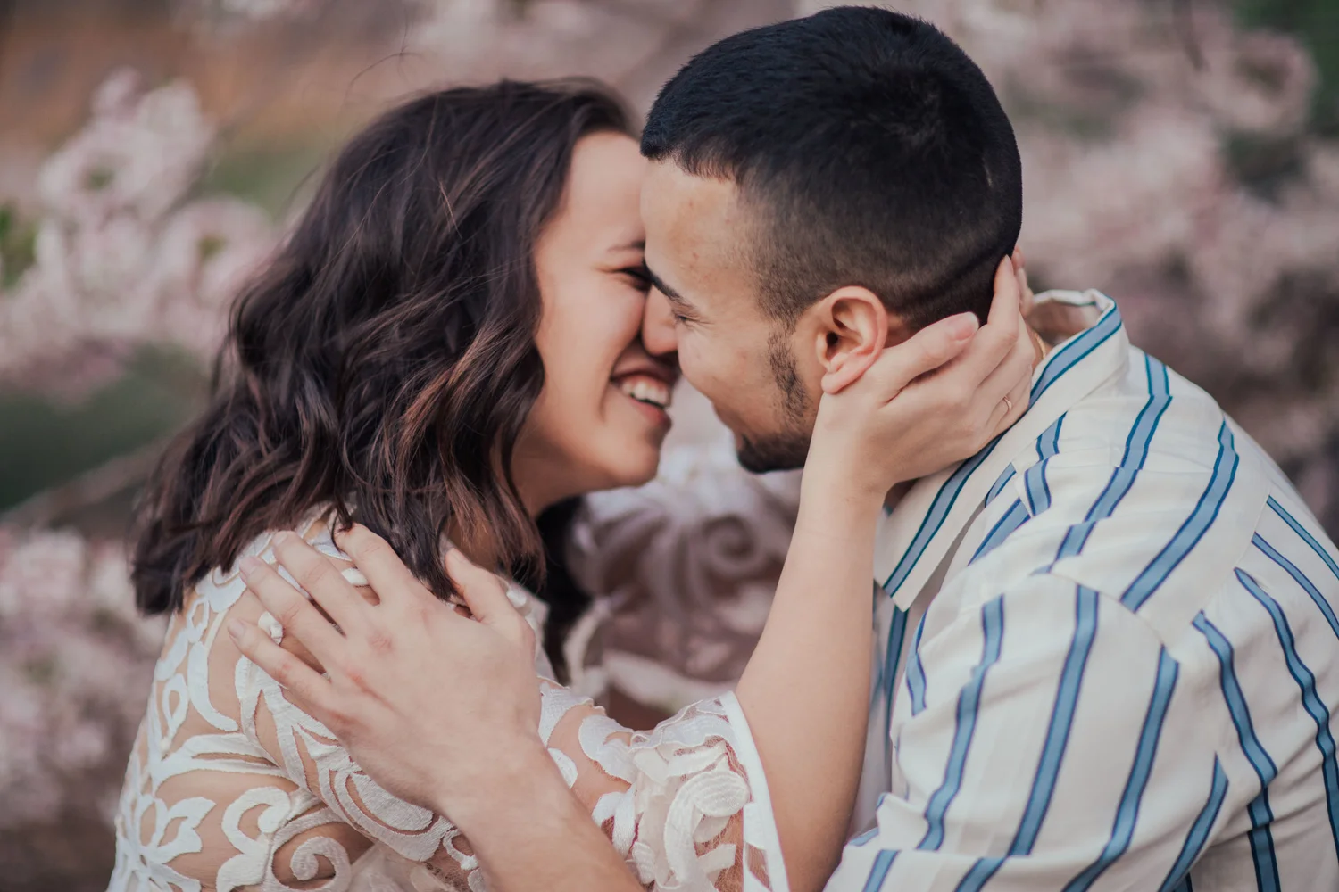central park cherry blossoms | monica + gabe — Jessica Whitaker