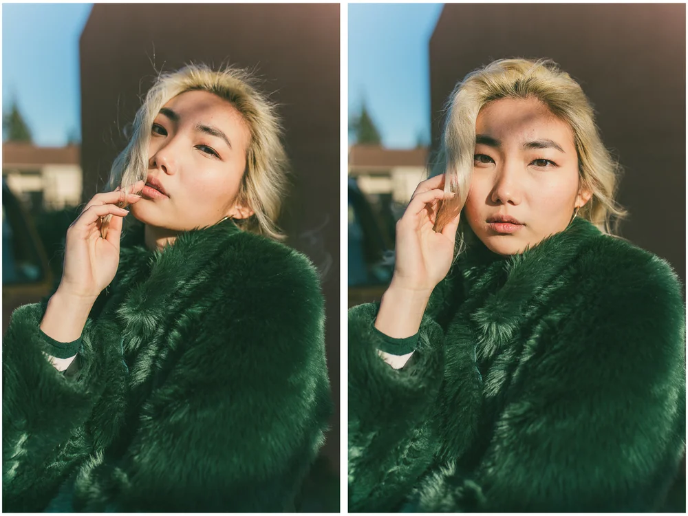 Windy Direct Sunlight Fashion Photography Portraits in Seattle ...