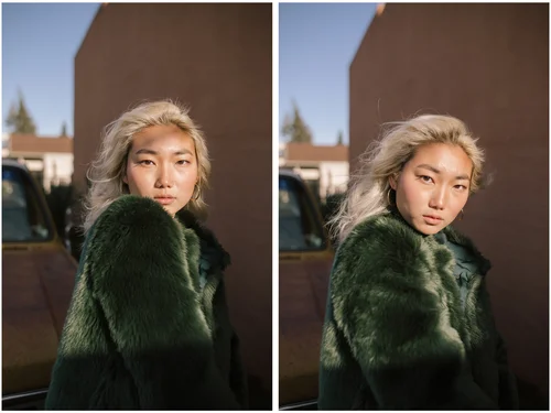 Windy Direct Sunlight Fashion Photography Portraits in Seattle ...