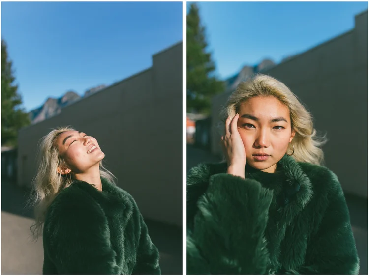 Windy Direct Sunlight Fashion Photography Portraits in Seattle ...