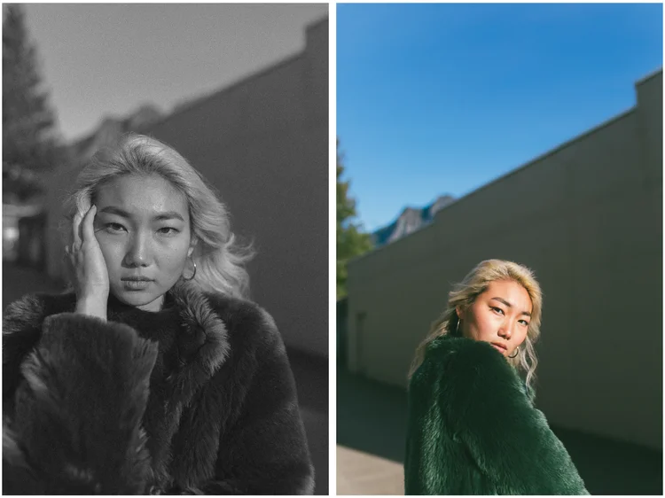 Windy Direct Sunlight Fashion Photography Portraits in Seattle ...