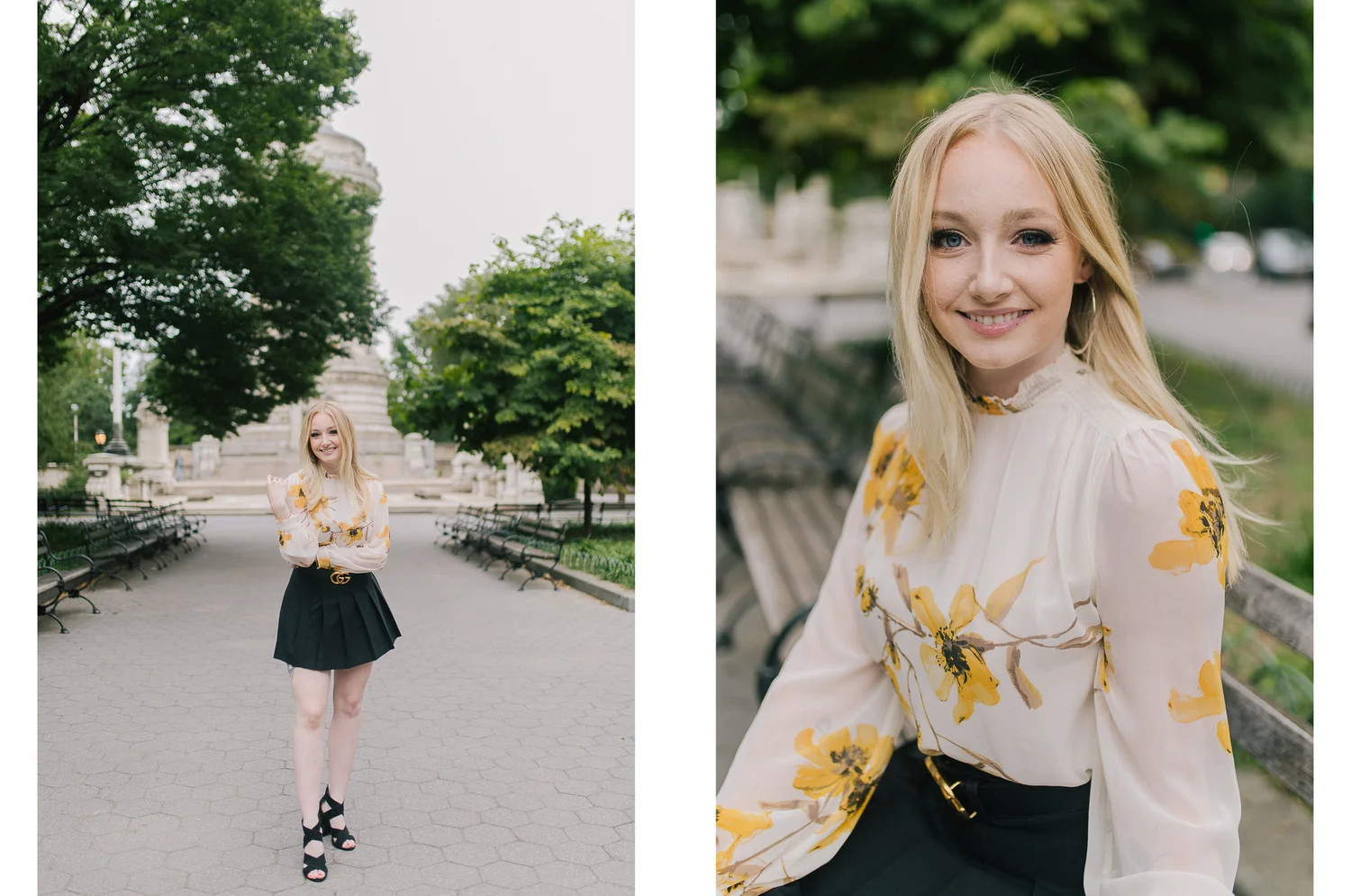 Riverside Park Gardens | 2 Outfit Portrait Session with Jen — Jessica ...